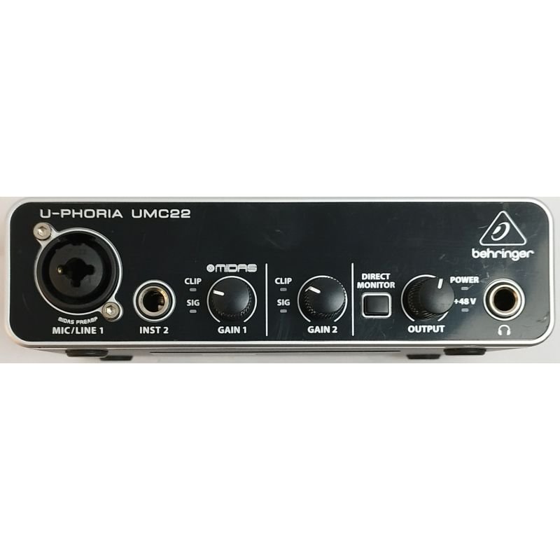LOJA PRO BAIXO - INTERFACE BEHRINGER U-PHORIA UMC22